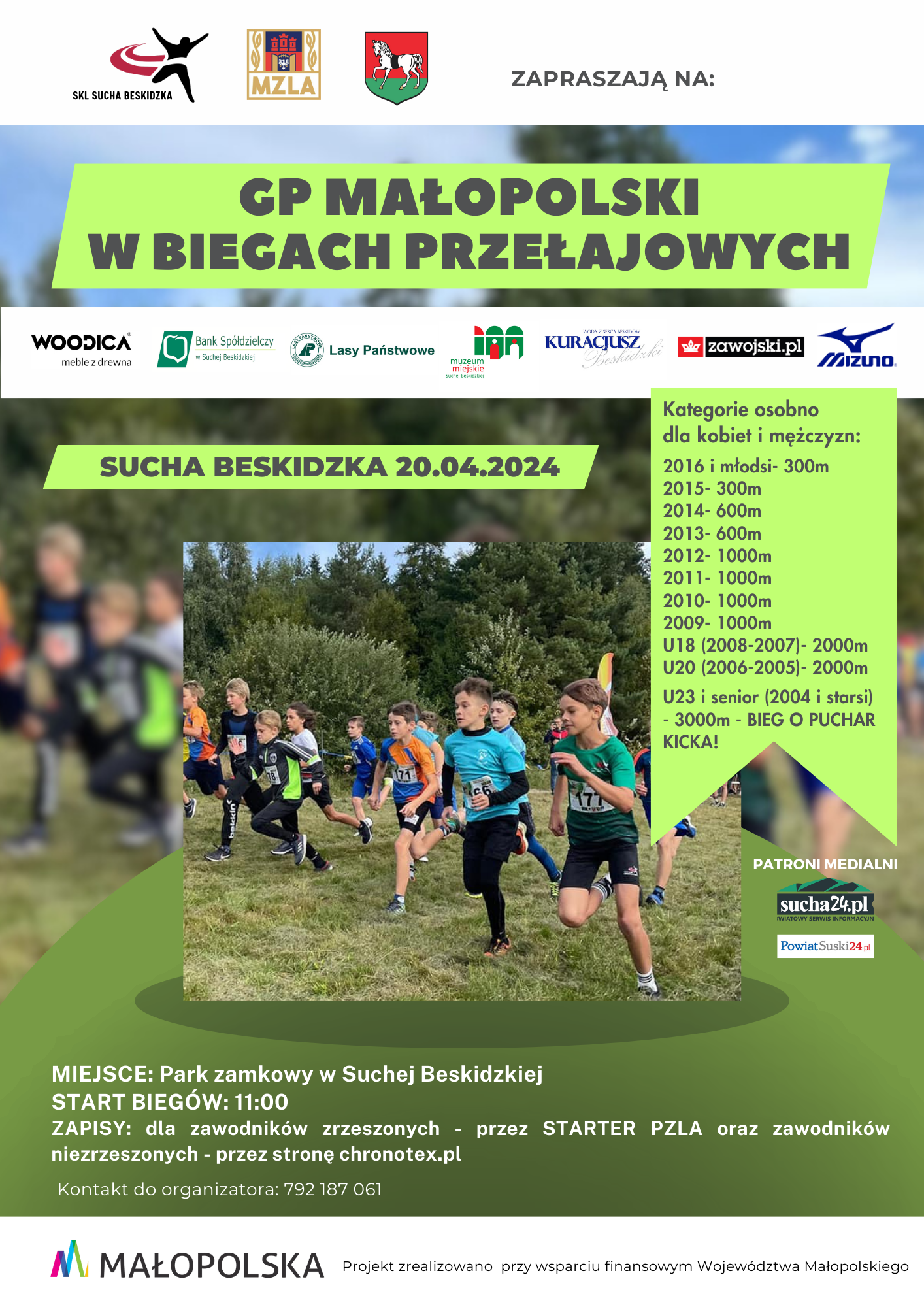 II Grand Prix Małopolski w Biegach Przełajowych - Sucha Beskidzka ...